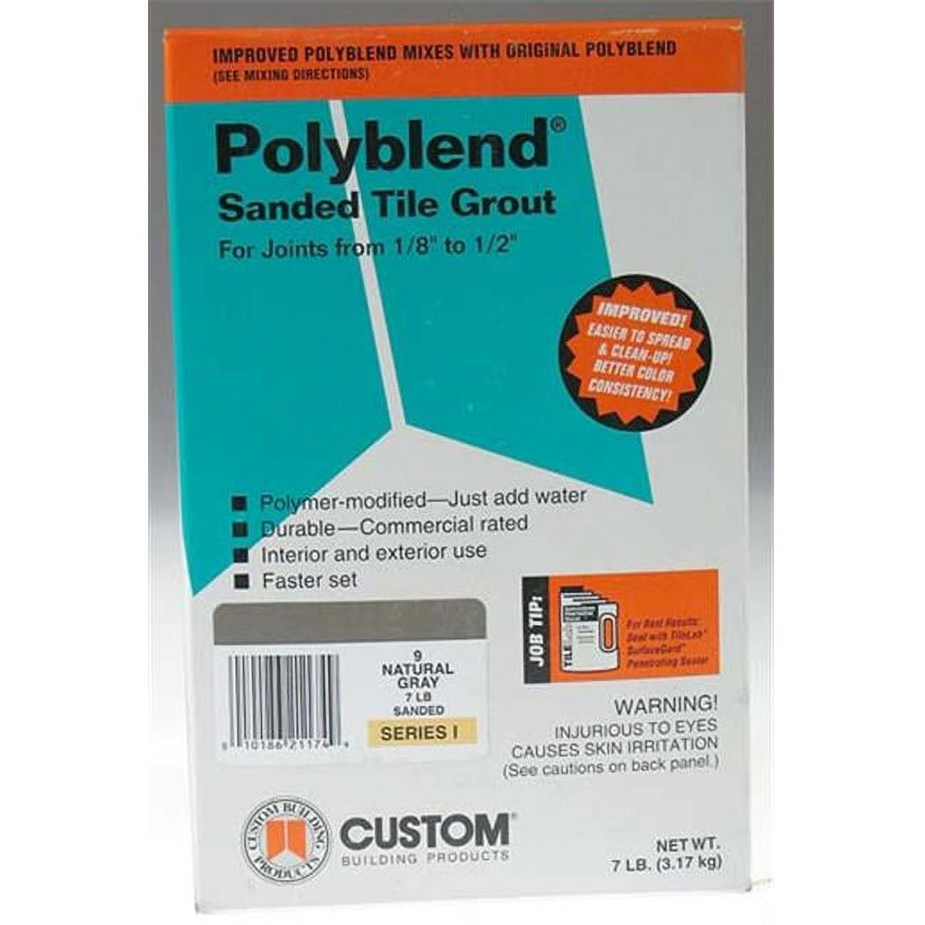 Custom Building Products PBG097-4 Indoor and Outdoor Natural Gray Grout ...