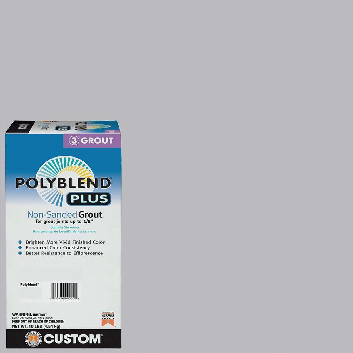 Custom Building Products PolyBlend PLUS 10 Lb. Platinum Non-Sanded Tile ...