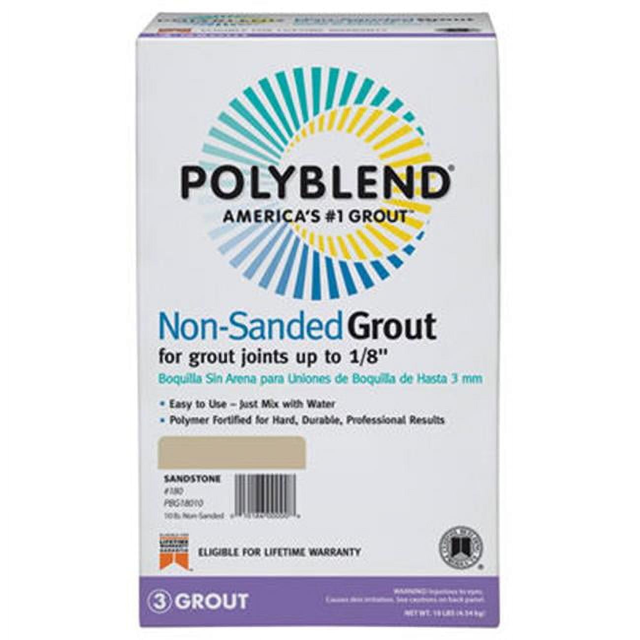 Custom Building Products Polyblend Non-Sanded Tile Grout - Walmart.com