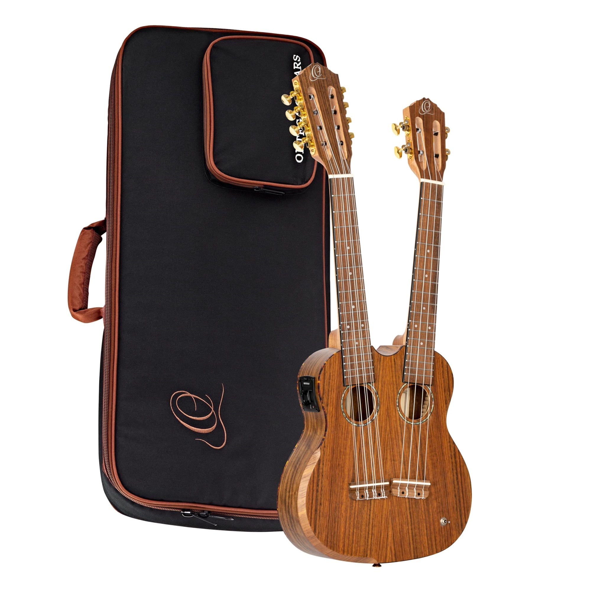 Custom Built Series Double Neck 4 & 8 String Tenor Acoustic-Electric ...