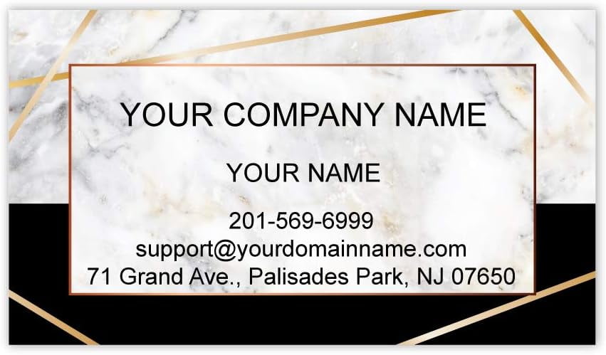 Custom Business Cards 100 count Full color - Printed on 16pt(350gsm ...