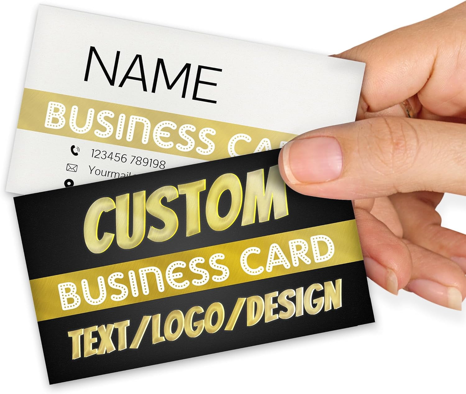 Custom Business Cards Personalized Business Cards for Small Business, 3 ...