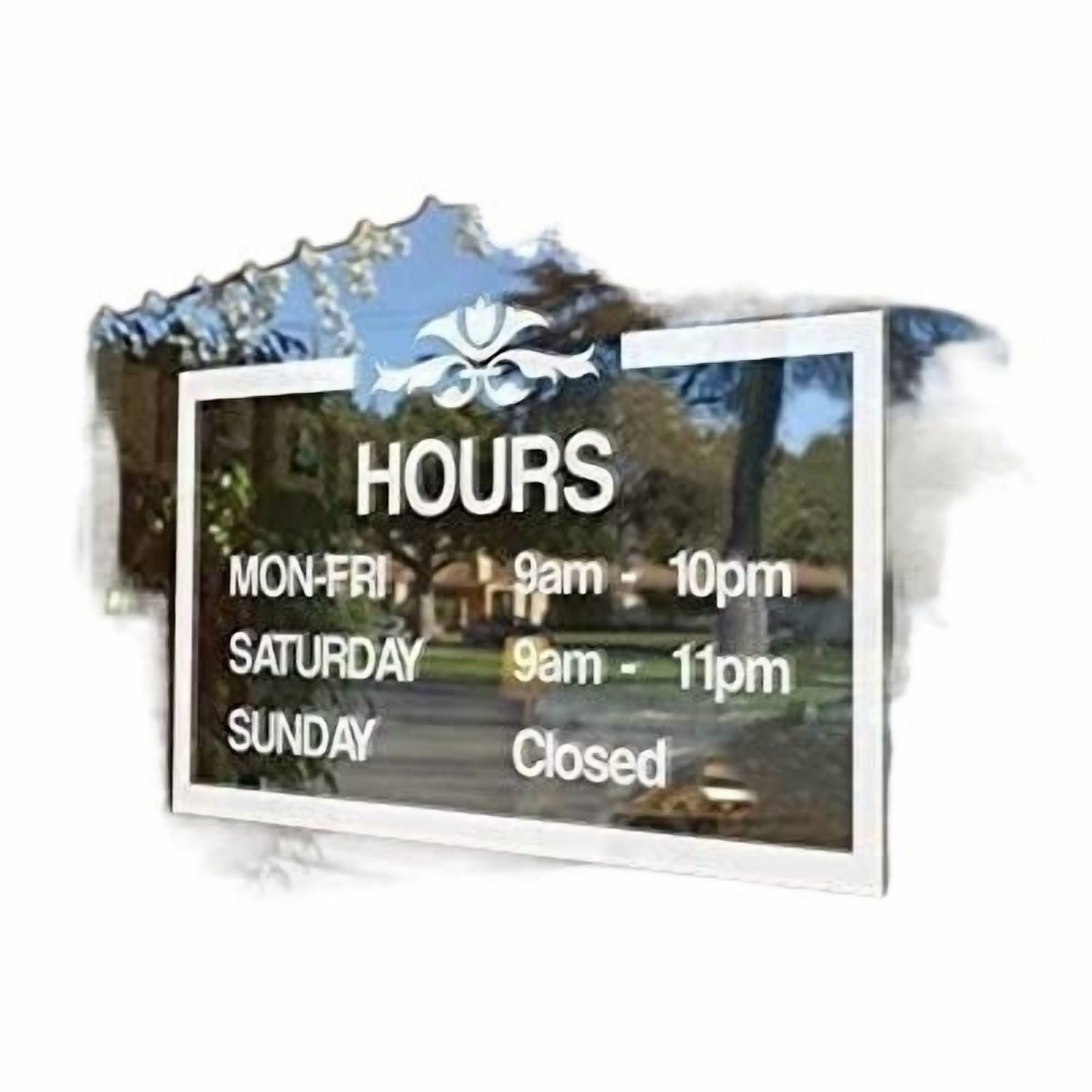 Custom Business Store Hours Vinyl Wall Door Window Decal Shop Salon ...