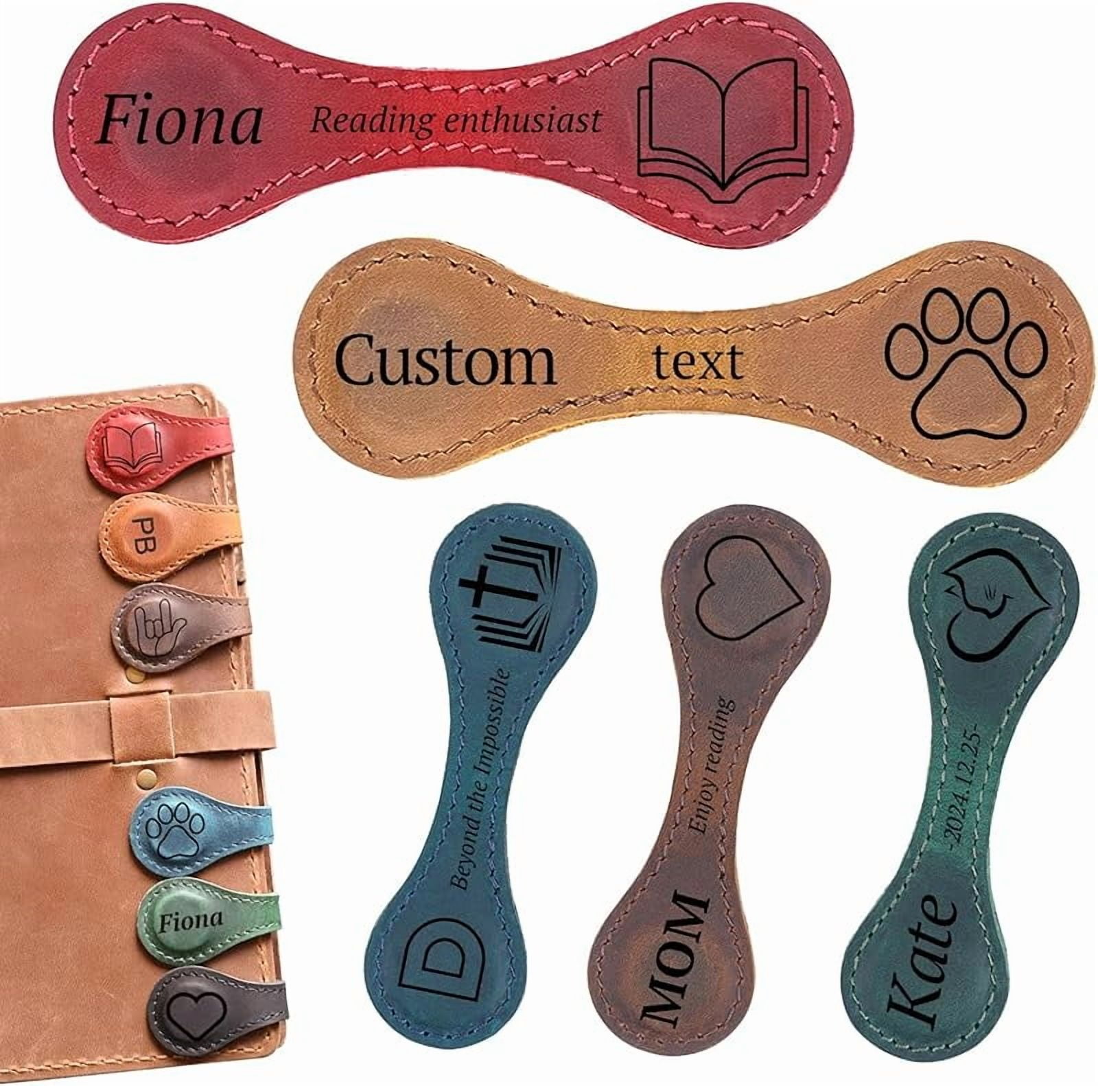 Custom Bygone Mark Bookmark with Pen Holder Personalized Magnetic ...