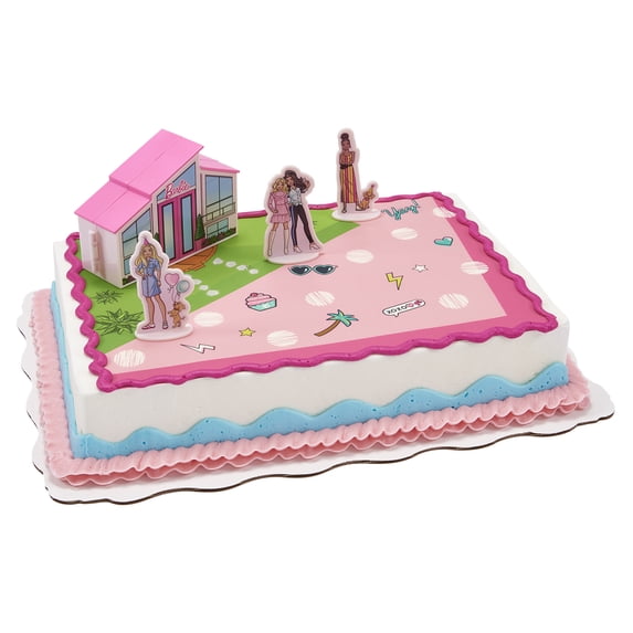 Custom Cakes Barbie Sheet Cake - Walmart.com
