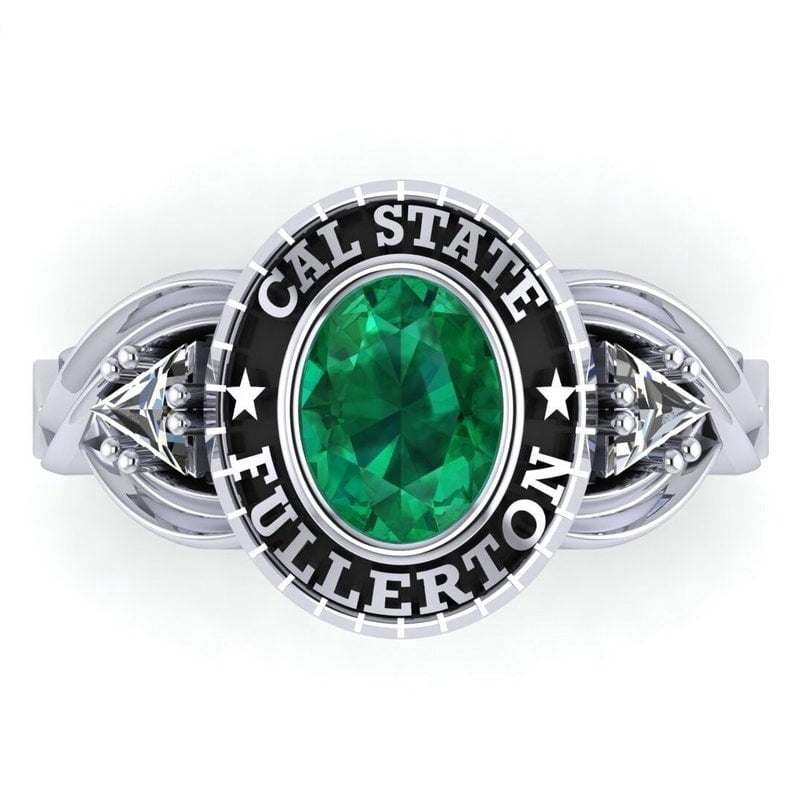 Custom Cal State Fullerton Ring Personalized Academic Design Inside ...