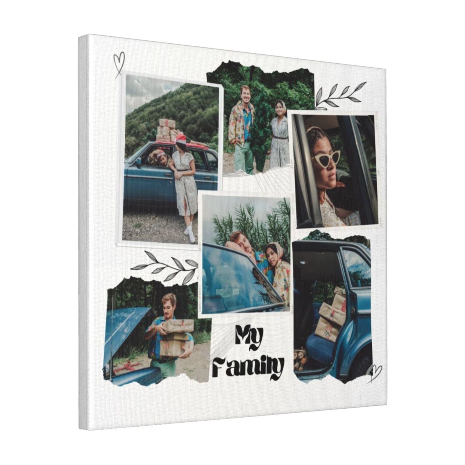 Custom Canvas Prints Black White Refined Family Love Couple ...