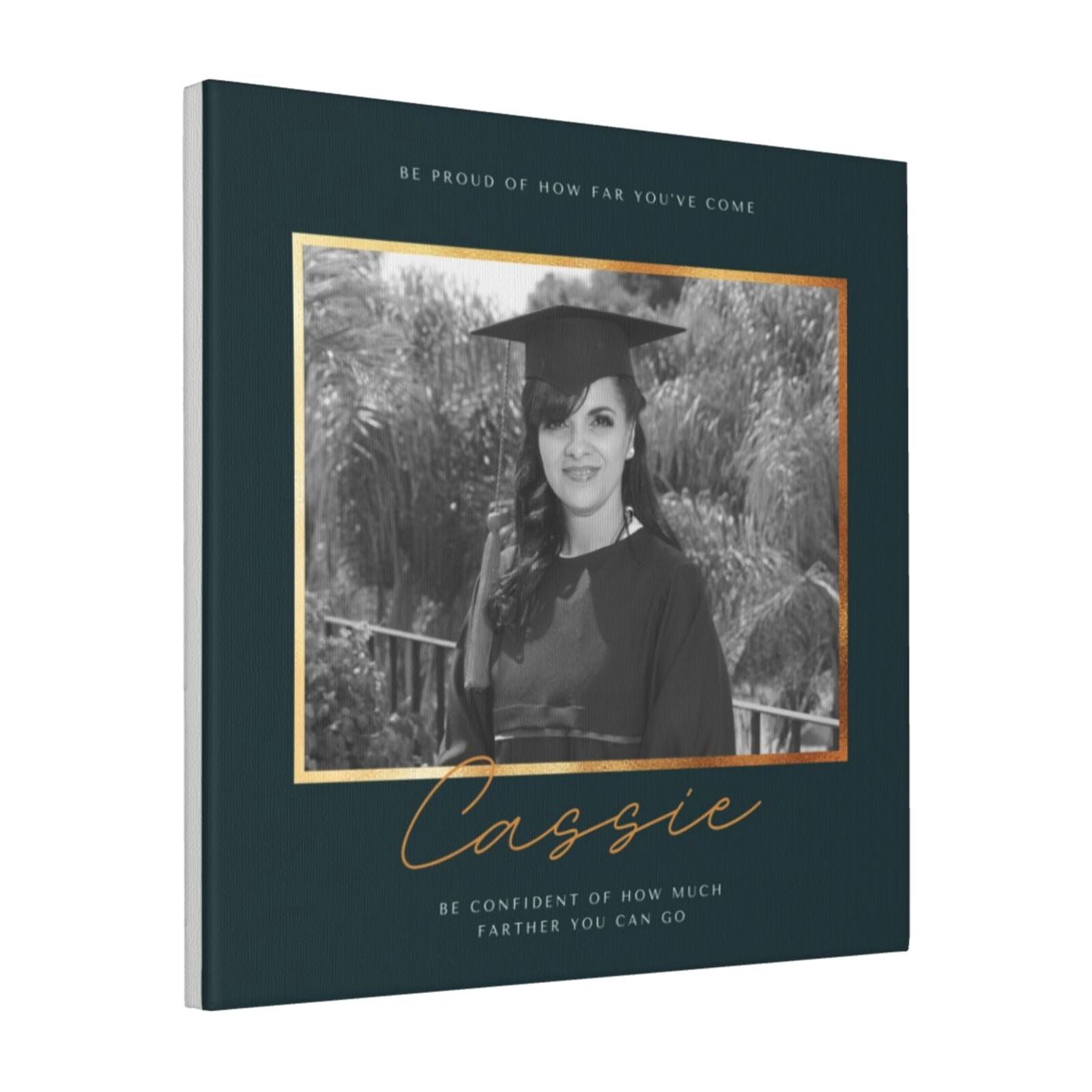 Custom Canvas Prints Green Gold Contemporary & Classy Traditional ...