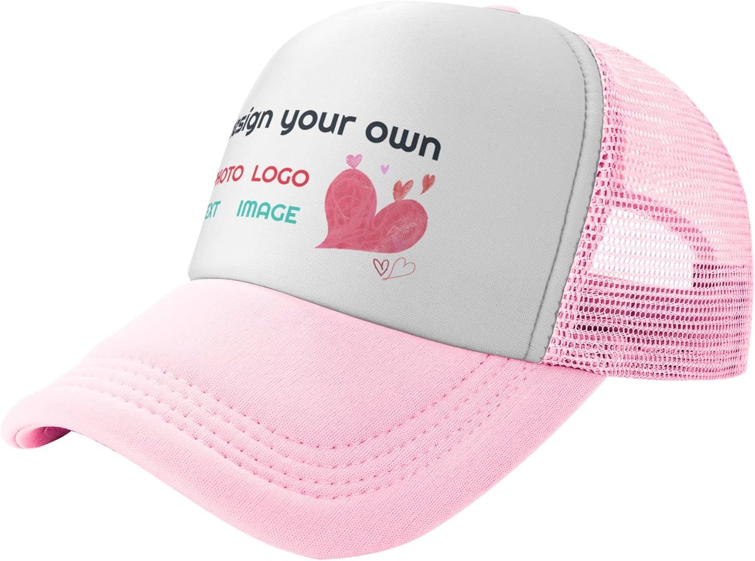 Custom Caps Hats Design Your Own For Men And Women Use Logo Photo Text ...