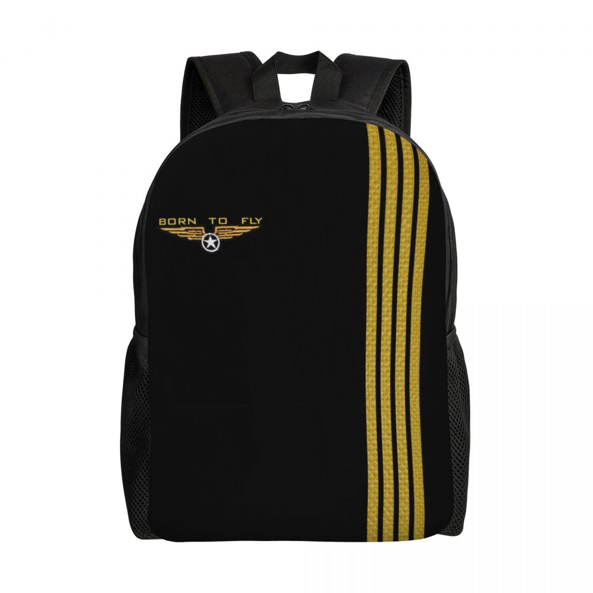 Custom Captain Stripes Epaulettes Backpacks for Aviation Airplane Pilot ...