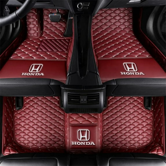 Custom Car Floor Mats For Honda Accord 2003-2025 Car Carpets Waterproof ...