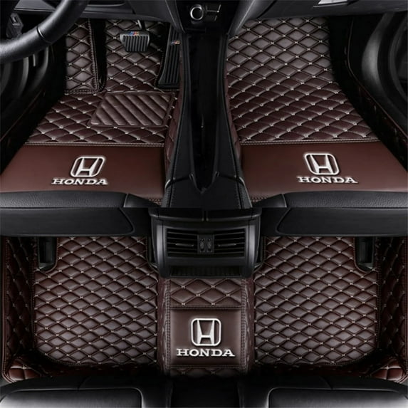 Custom Car Floor Mats For Honda Accord 2003-2025 Car Carpets Waterproof ...