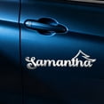 Custom Car Stickers, Custom Stainless Steel Grass & Trees Car Stickers ...