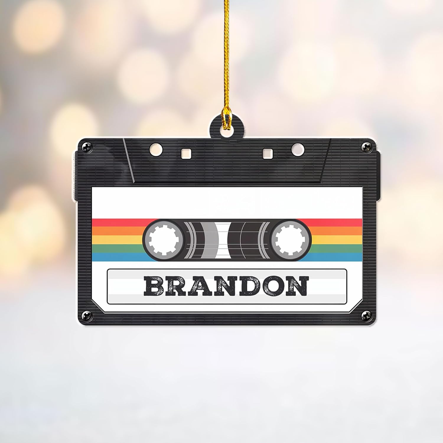 Custom Cassette Ornament Cassette Tape Unique Christmas Ornaments ...