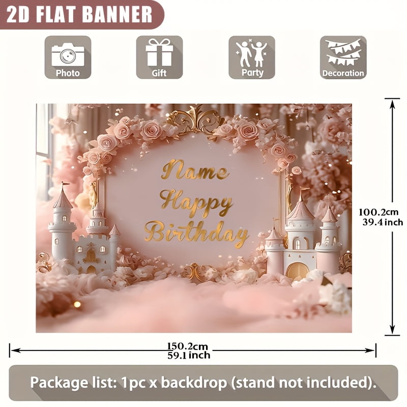 Custom Castle in the Clouds Party Backdrop Castle in the Clouds ...