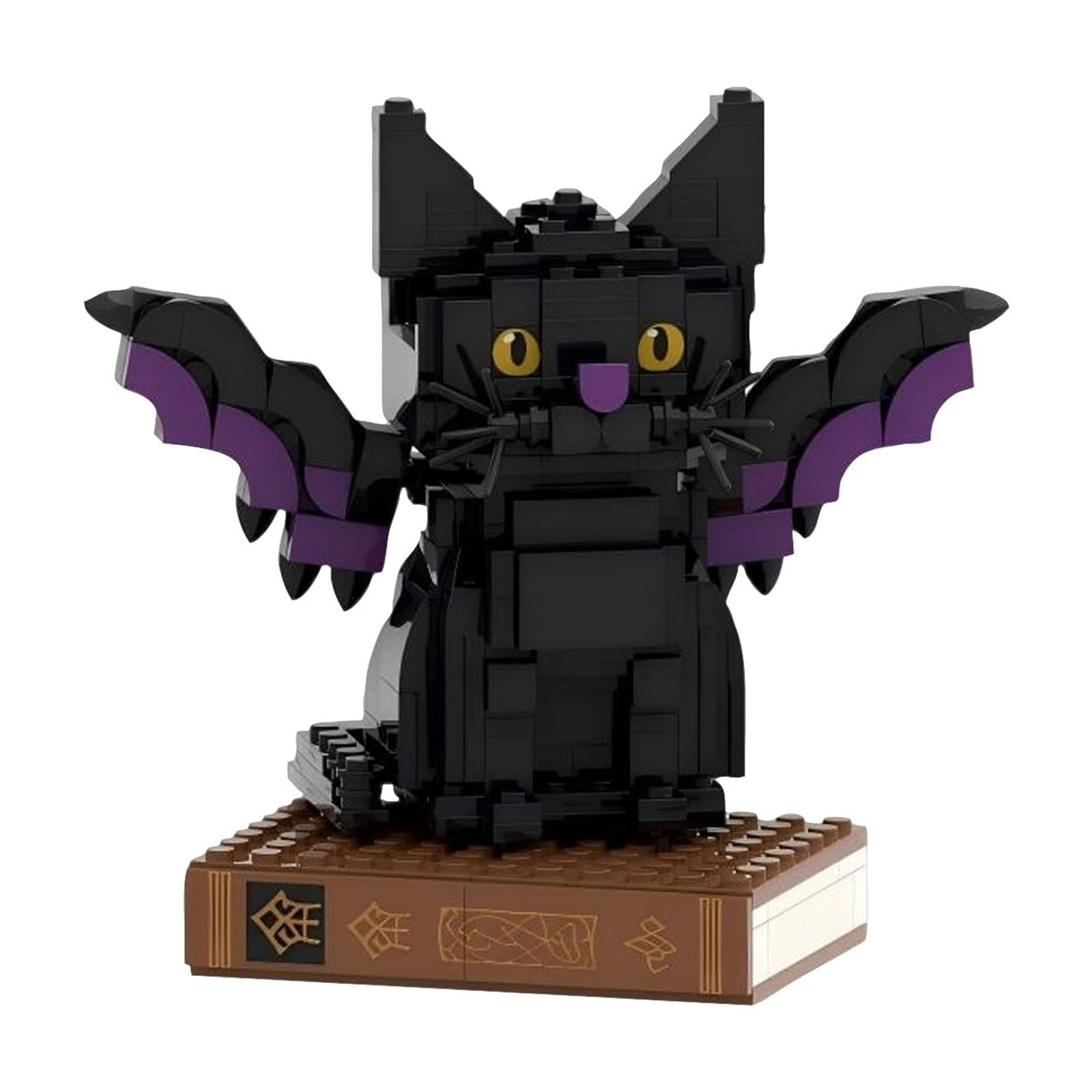 Custom Cat Brick Figure - Personalized Halloween LEGO Cat Statue with ...
