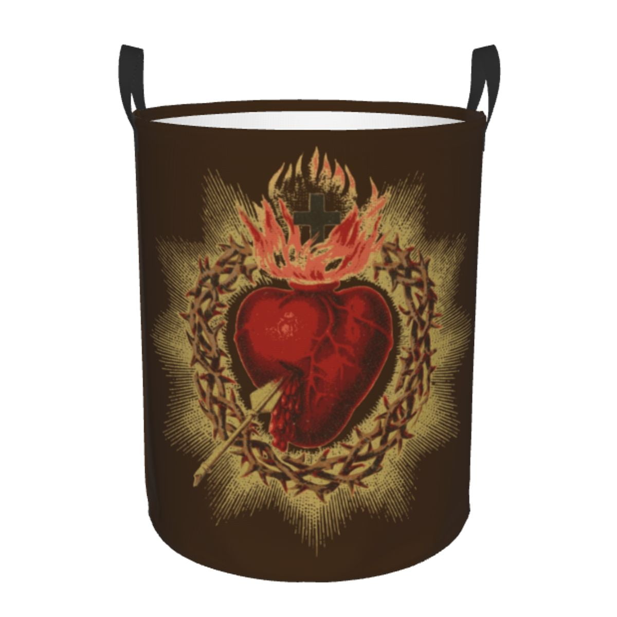 Custom Catholic Jesus Christian Faith Laundry Hamper Large Storage ...