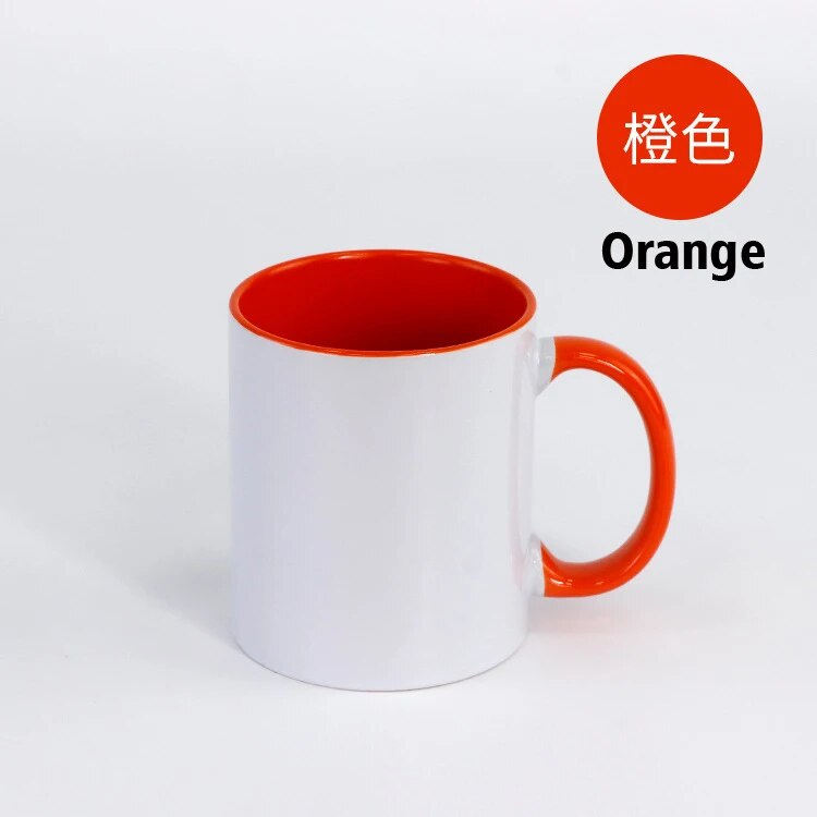 Custom Ceramic Mug Color Inside and Handle Inside Cup DIY Image Ceramic ...
