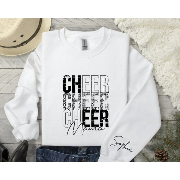 Custom Cheer Mama Sweatshirt, Cheer Mom Gift, Mama Hoodie, Cheer Mama ...