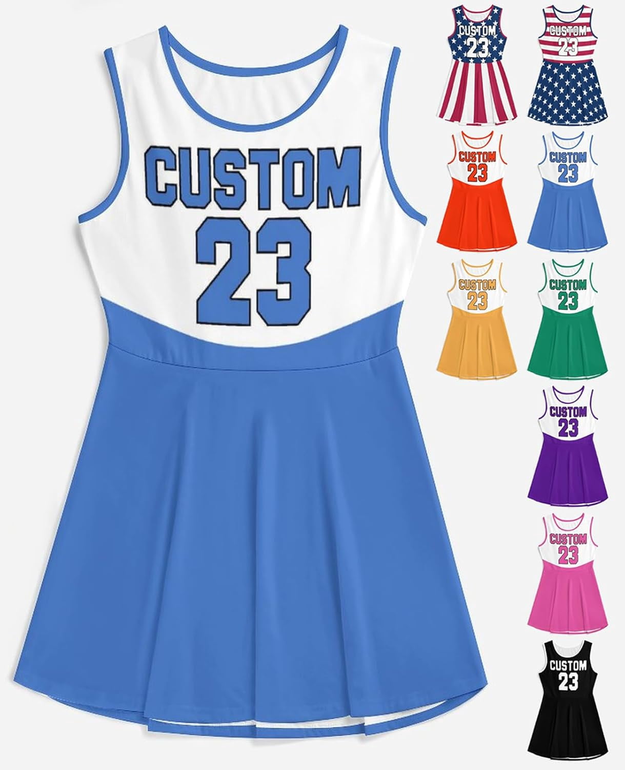Custom Cheer Uniform Personalized Cheerleading Outfit for Women ...
