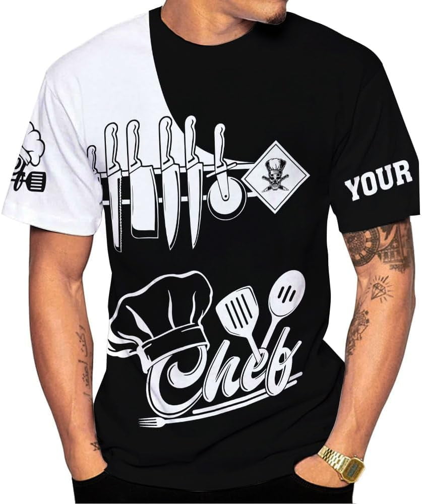 Custom Chef Shirt Chef Shirts for Men Gifts for Master Chef Lovers ...