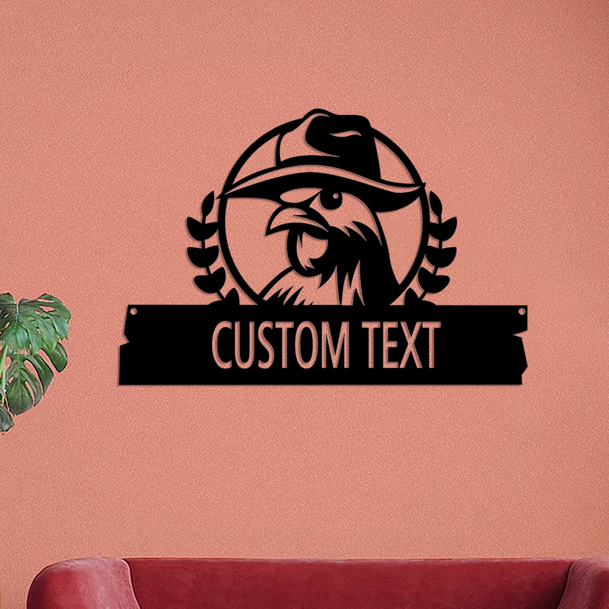 Custom Chicken Coop Metal Sign, Hen House Sign, Family Name Metal Sign ...