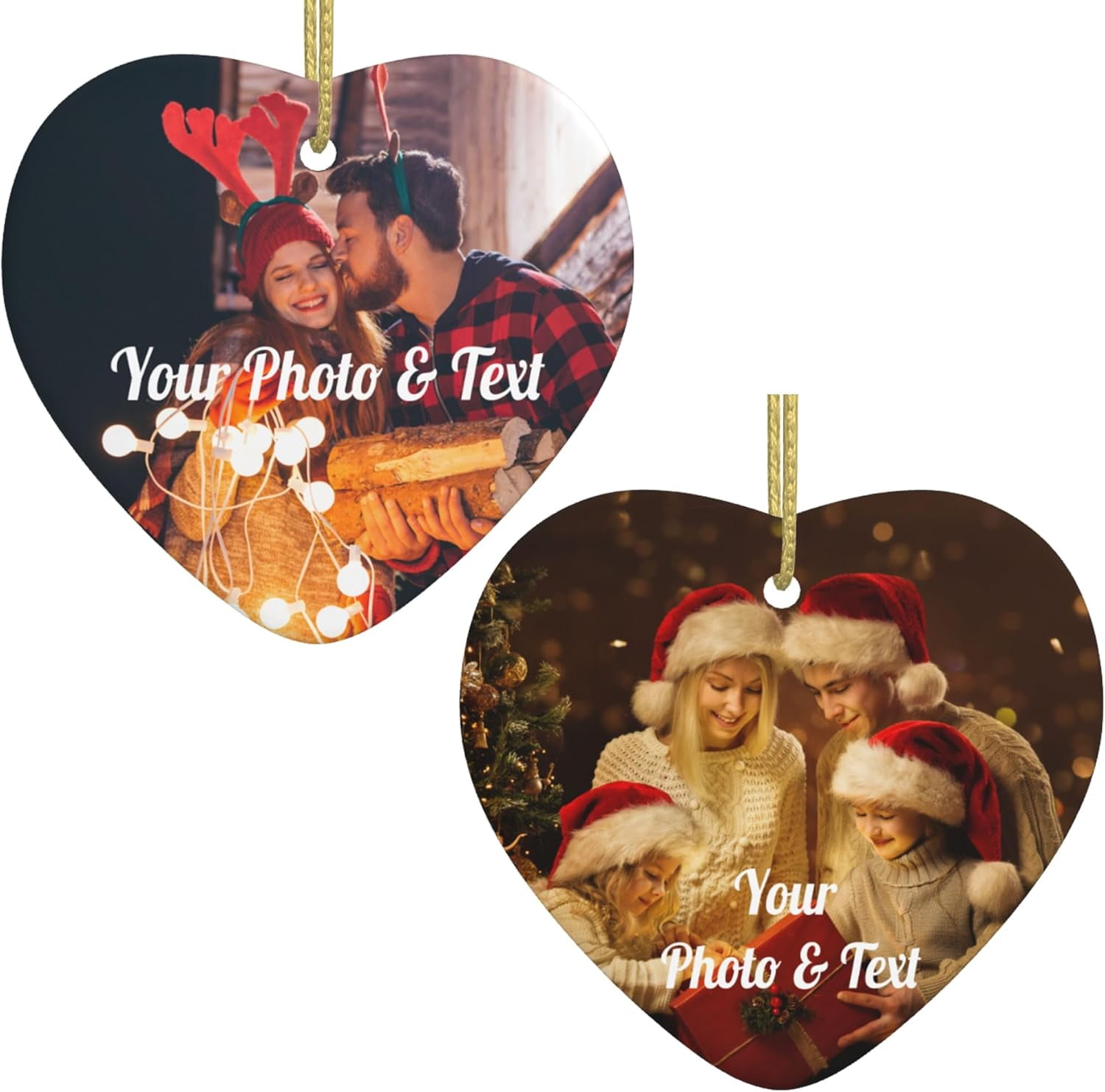 Custom Christmas Ornament Personalized Photo Ornaments for Christmas ...