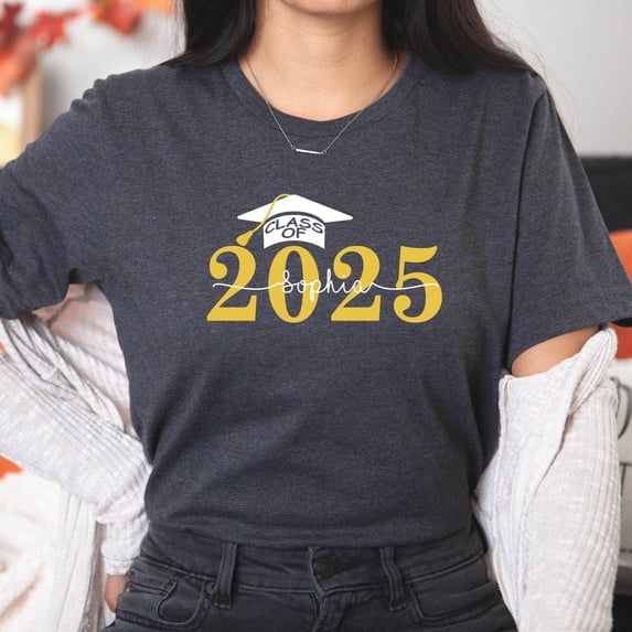 Custom Class Of 2025 T Shirt Custom T Shirt 2025 Graduate T Shirt ...