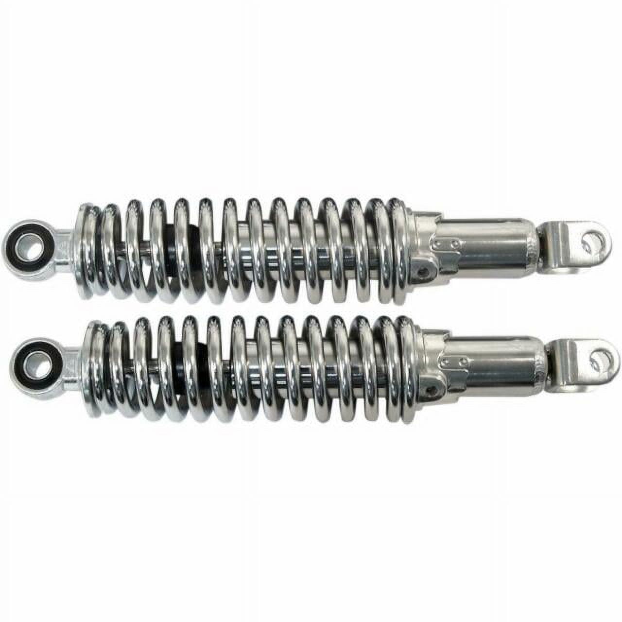 Custom Clevis Lower Mounting Shorty Shocks - w/Shroud - Chrome/Chrome ...