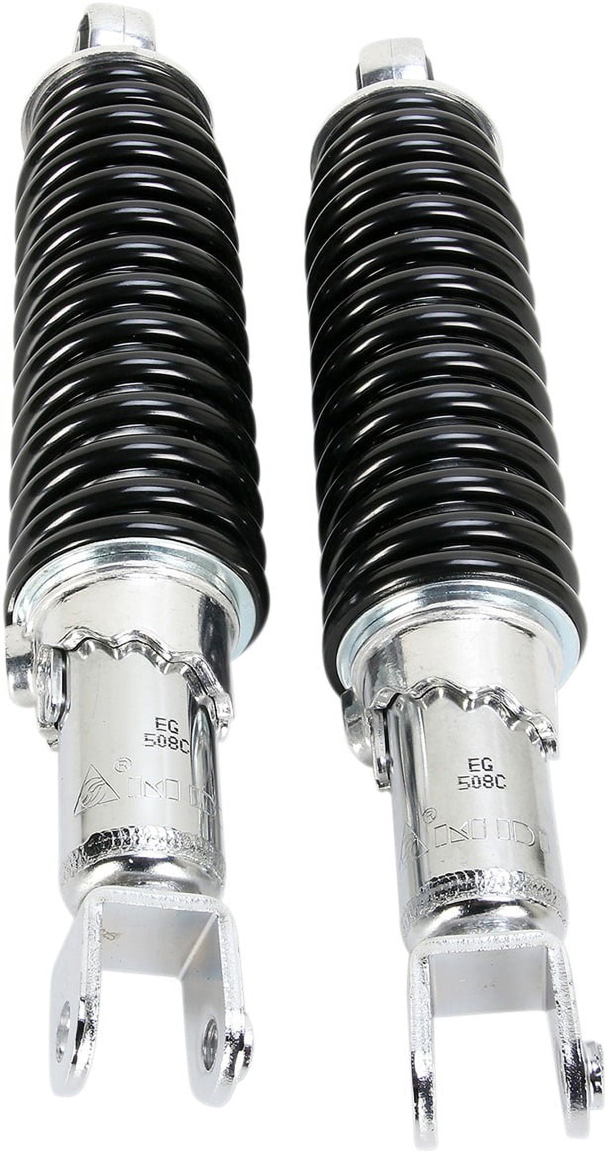 Custom Clevis Lower Mounting Shorty Shocks - w/o Shroud - Chrome/Black ...