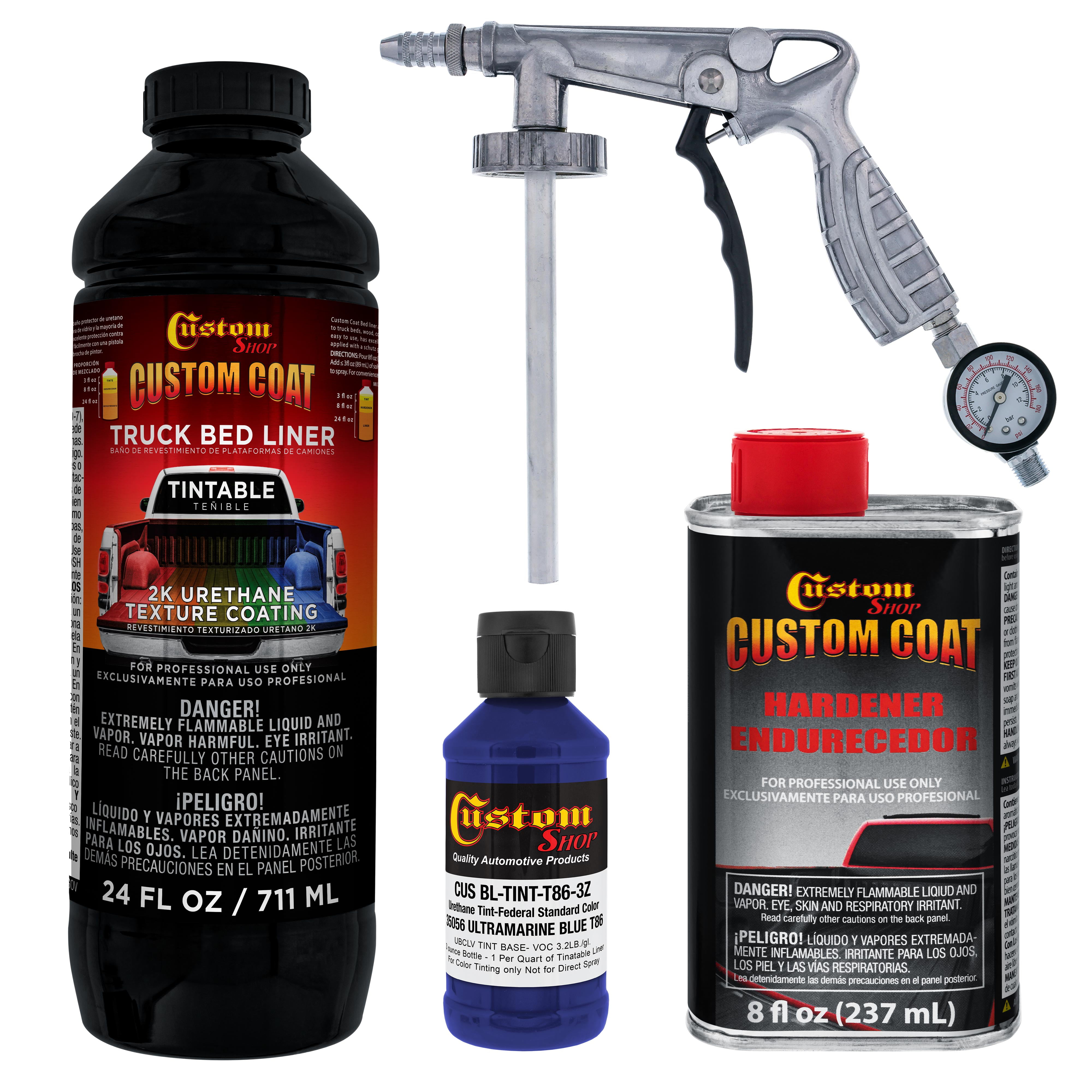 Custom Coat 35056 Ultramarine Blue T86 Urethane Spray-On Truck Bed ...
