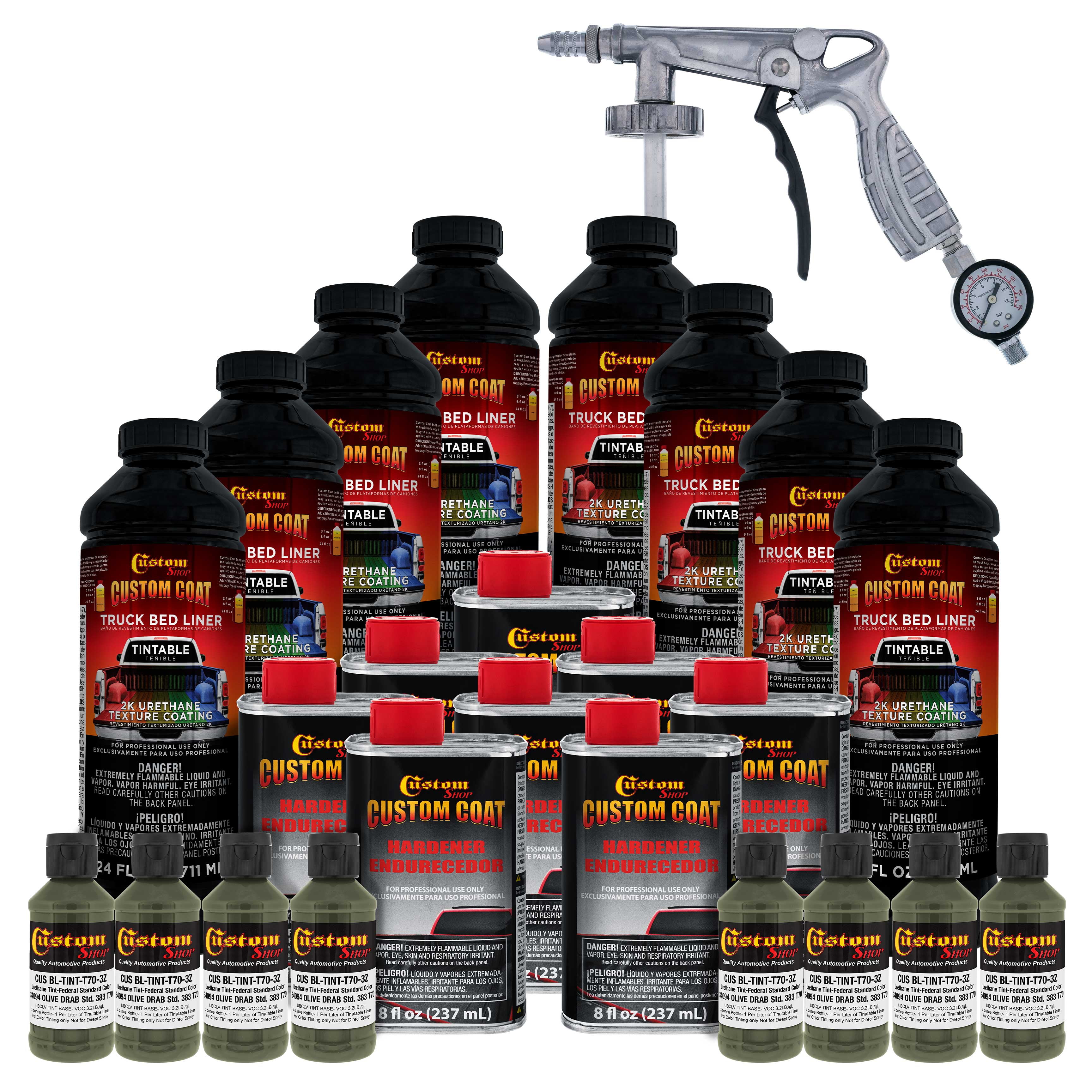 Custom Coat Custom Coat 34094 Olive Drab T70 Urethane Spray-On Truck ...