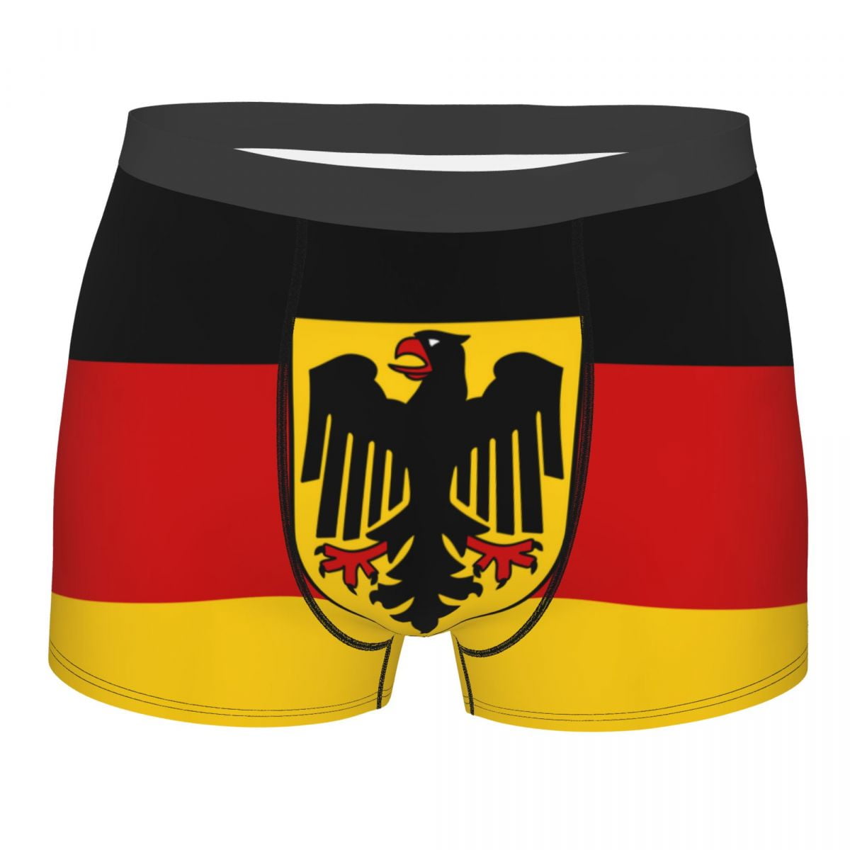 Custom Coat Of Arms Of Germany Underwear Men Breathbale German Flag Eagle Boxer Briefs Shorts ...