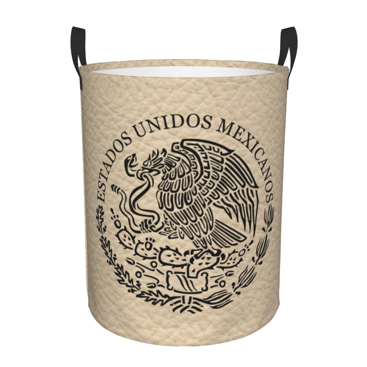 Custom Coat Of Arms Of Mexico Laundry Hamper Large Clothes Storage ...