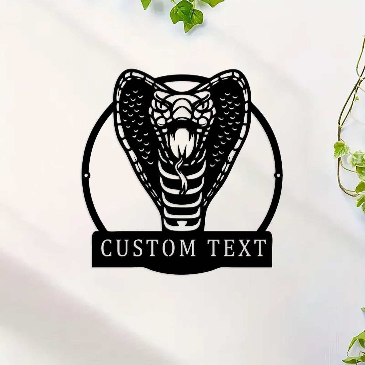 Custom Cobra Snake Metal Sign, Cobra Snake Metal Sign, Cobra Snake Neon ...