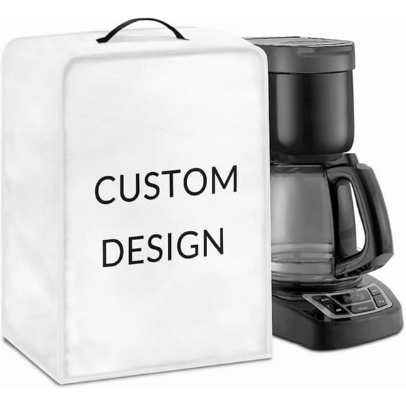 Custom Coffee Maker Cover Dust Protection Personalized Coffe Making ...