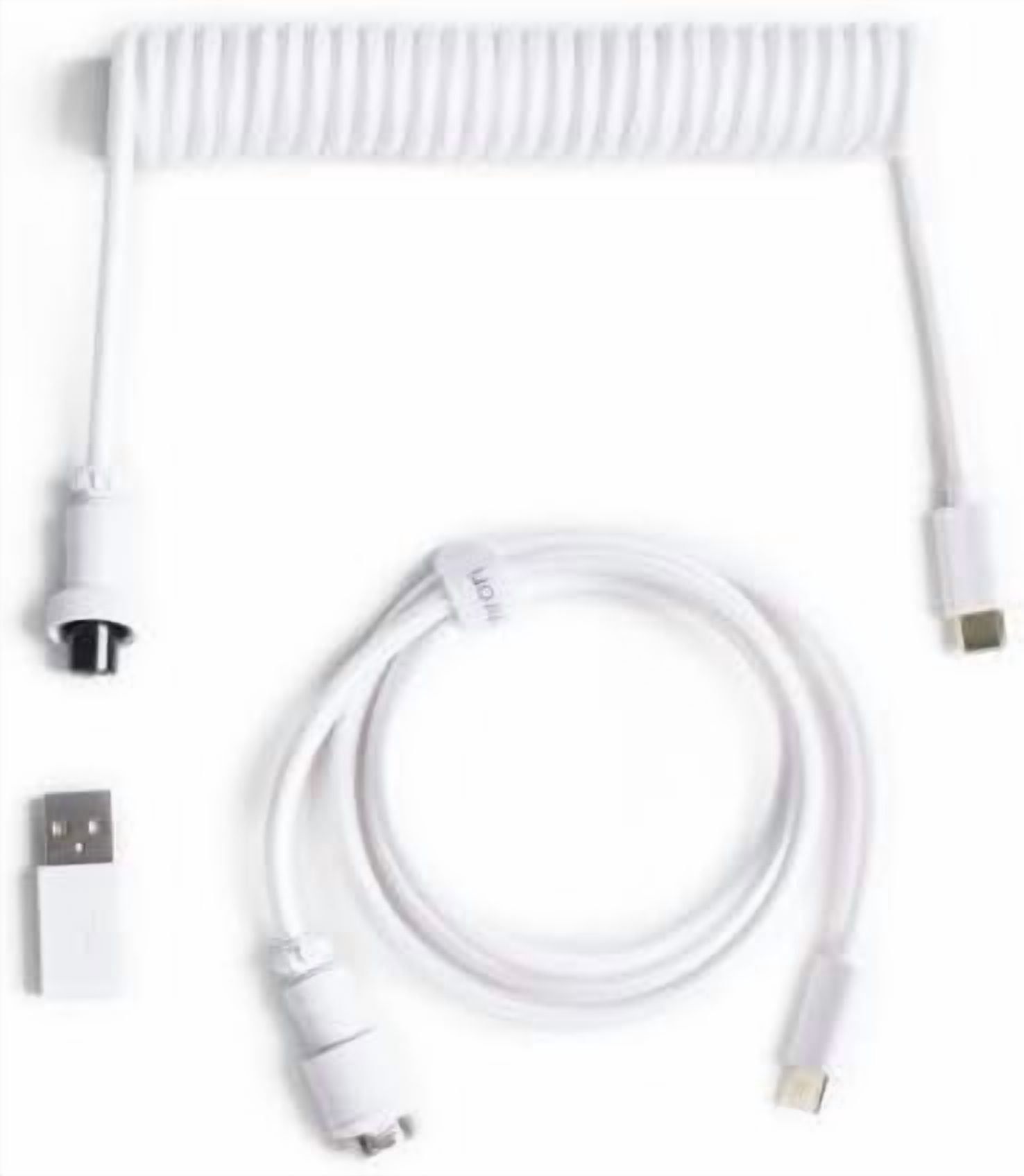 Custom Coiled -C , White, 5-Pin (GX12) Detachable Connector, -A ...