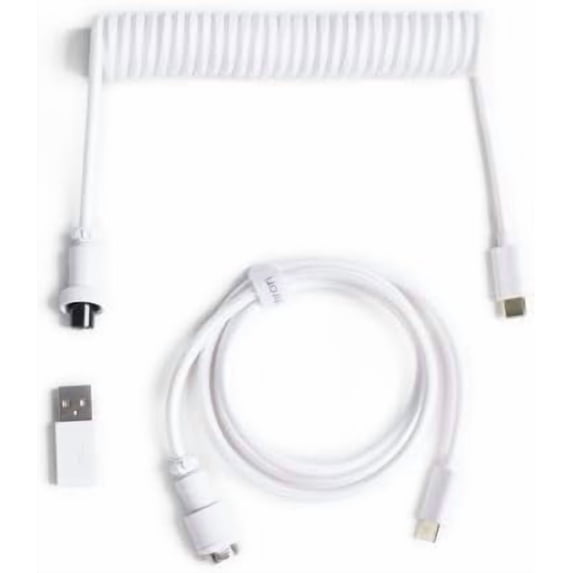 Custom Coiled -C , White, 5-Pin (GX12) Detachable Connector, -A ...