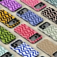 Custom Color Wavy Distorted Stripe Case for iPhone Samsung Art ...