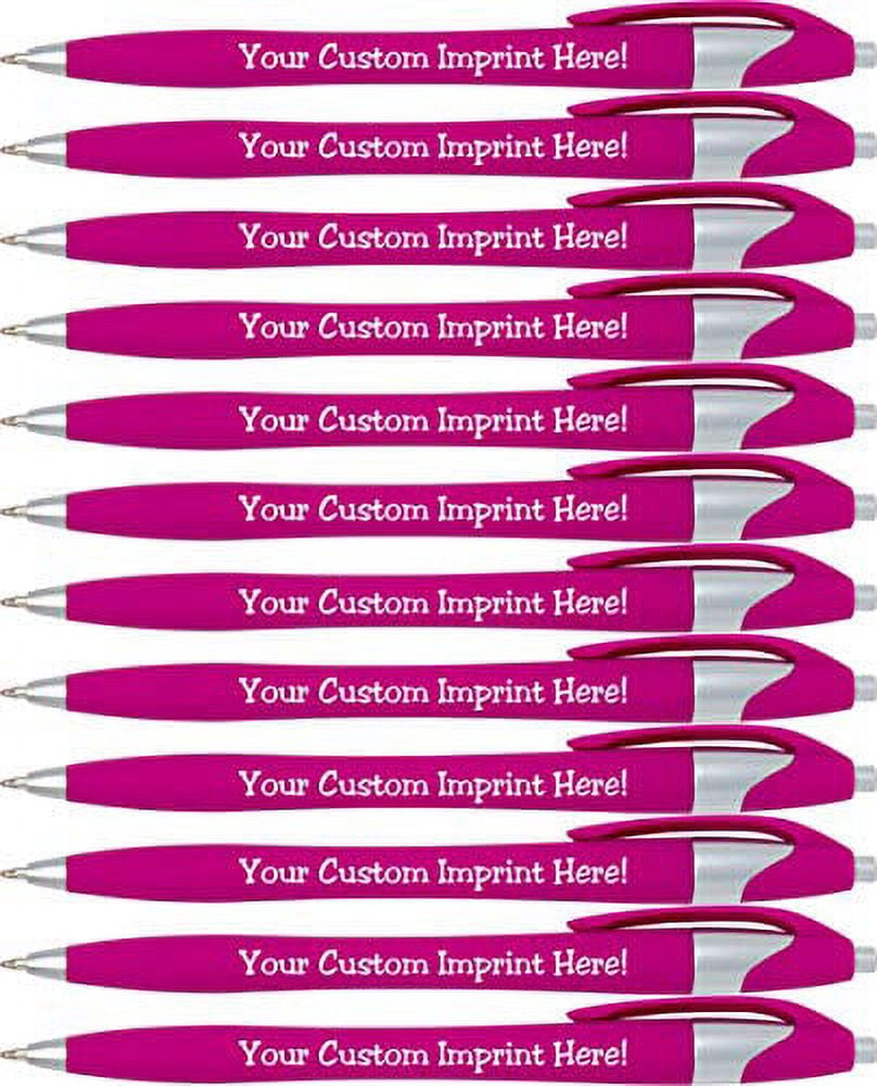 Custom Colored Ink Pens Soft-touch | Neon Ink Colors | Personalized ...