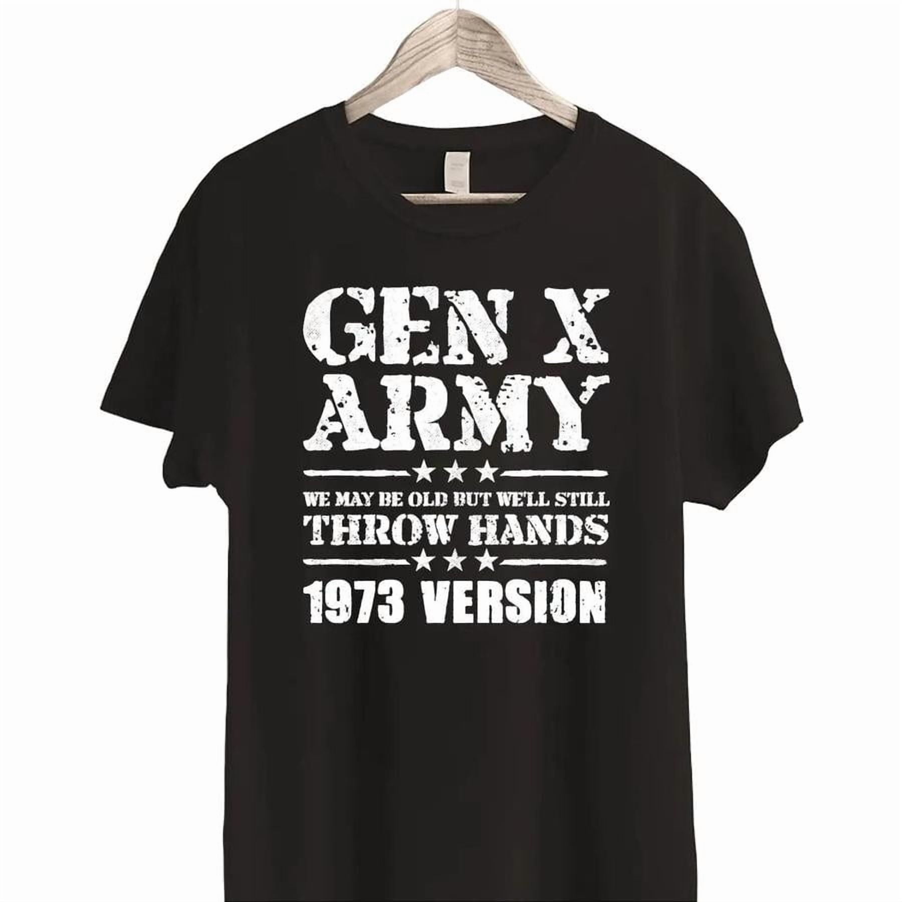 Custom Comfort Colors Generation X T-Shirt – Funny Retro Army Years Tee ...