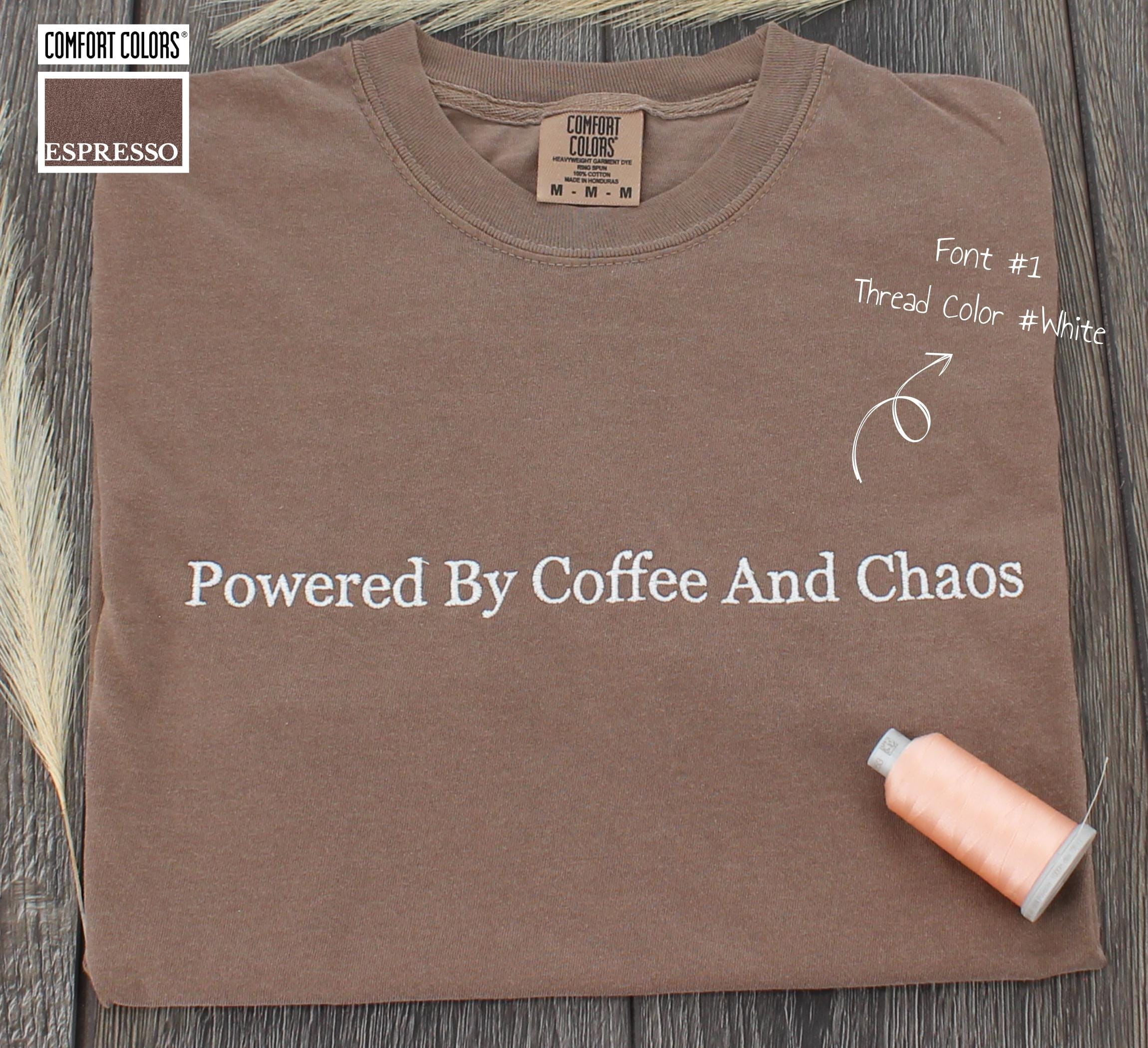 Custom Comfort Colors T-Shirt, Personalized Embroidered T-Shirts ...
