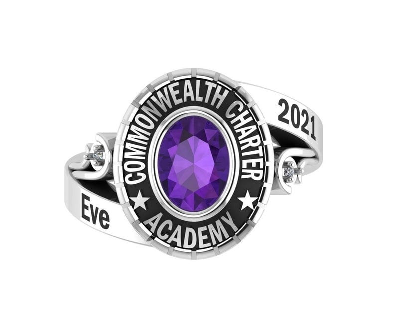 Custom Commonwealth Charter Academy Class Ring Personalized Graduation ...