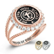 Mementos Jewelry by PJM Custom Sterling Silver Women's Class Rings for ...