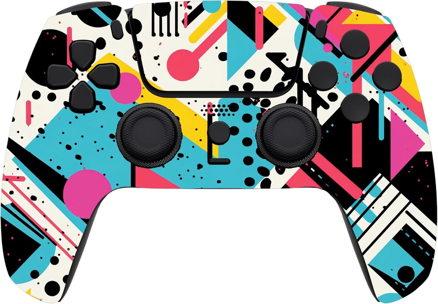 Custom Controllerzz Retro Abstract Modded Wireless Custom Controller for PS5 - Compatible With ...