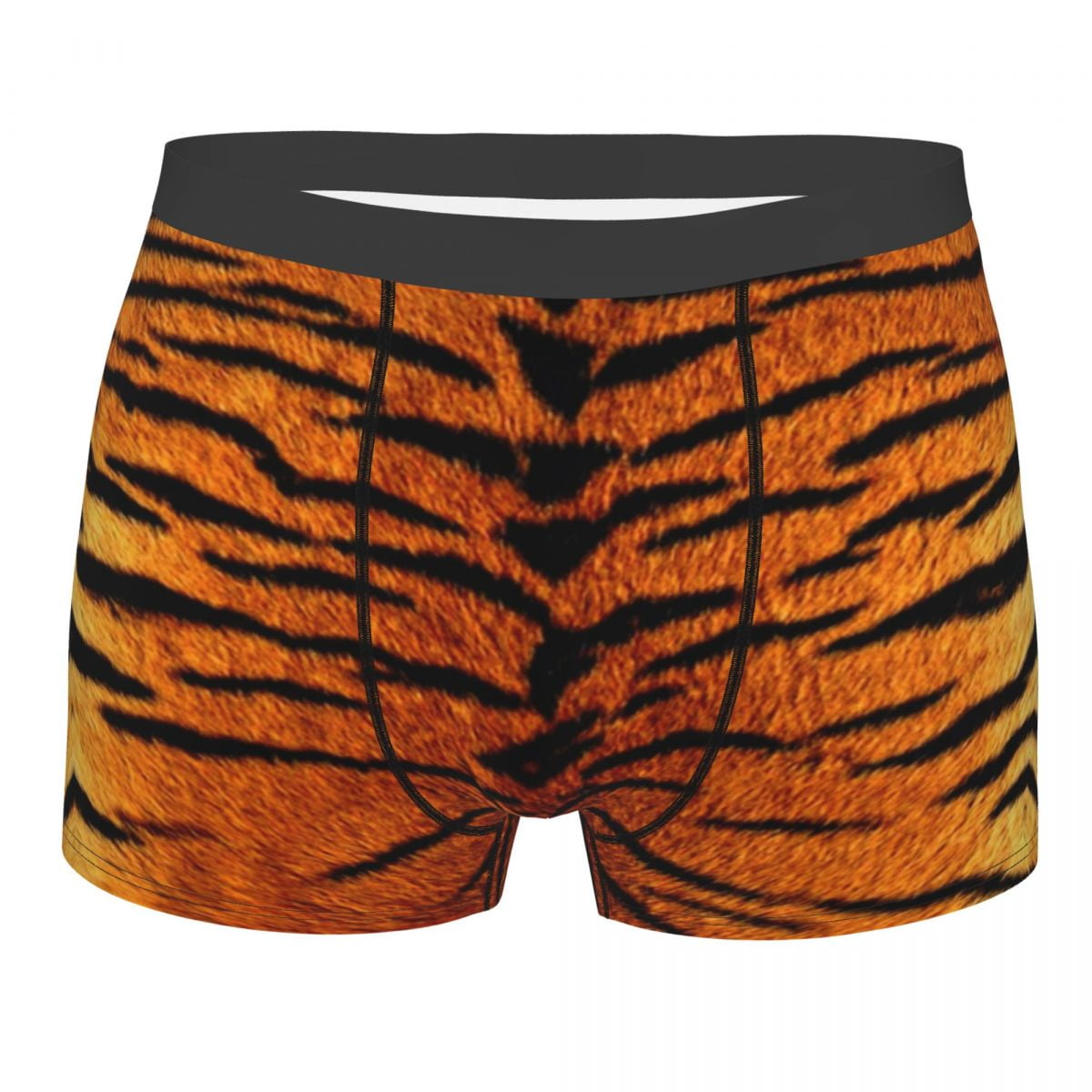 Custom Cool Bengal Tiger Stripe Print Boxers Shorts Panties Male ...