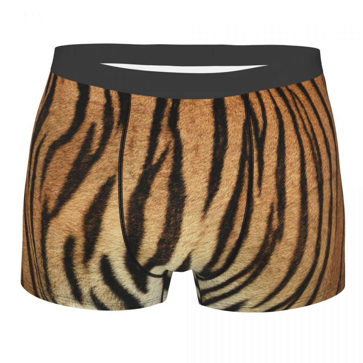 Custom Cool Bengal Tiger Stripe Print Boxers Shorts Panties Male ...