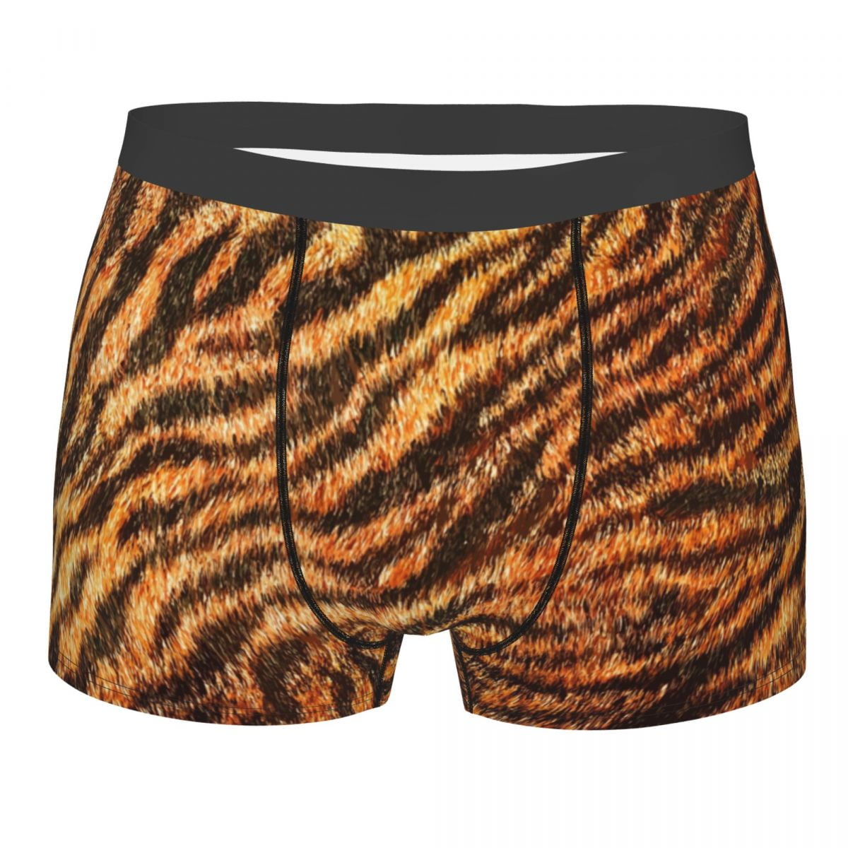 Custom Cool Bengal Tiger Stripe Print Boxers Shorts Panties Male ...