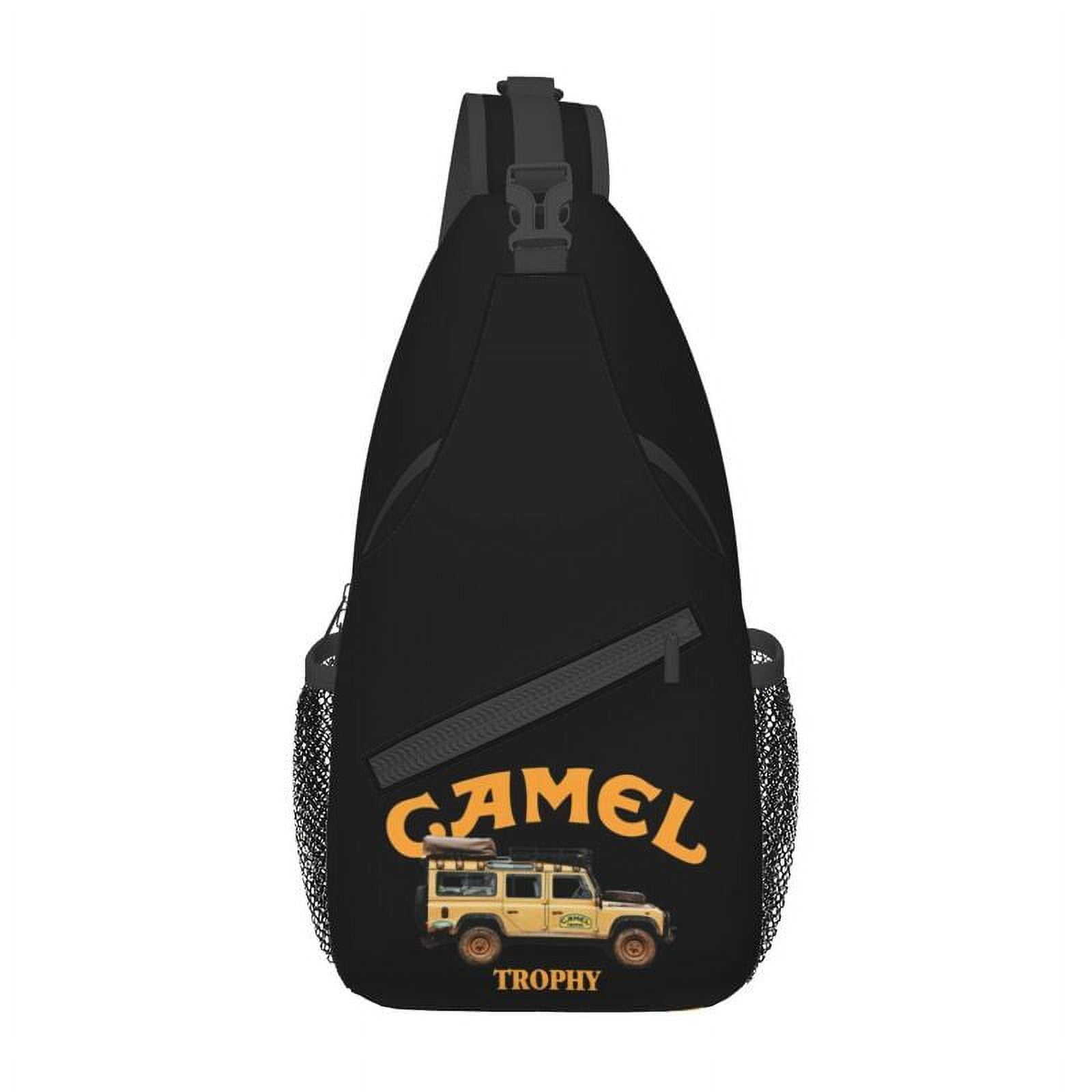 Custom Cool Camel Trophy Defender 110 Crossbody Sling Backpack Men ...