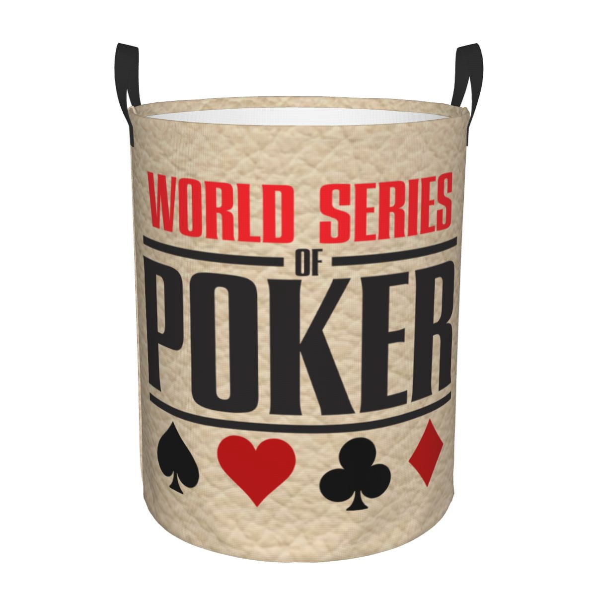 Custom Cool Poker Playing Cards Pattern Laundry Hamper Large Clothes ...